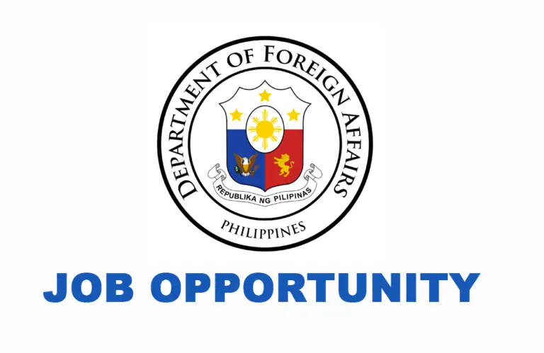 DFA Legazpi Hiring Passport Data Encoder and Financial Analyst