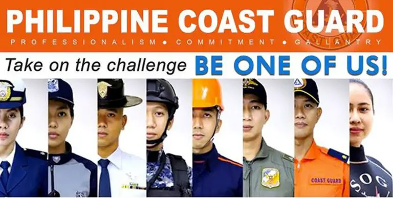 Philippine Coast Guard Application Requirements and Procedure