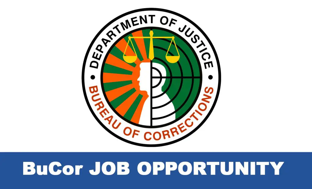 (BuCor) opens application for Corrections Officers 1