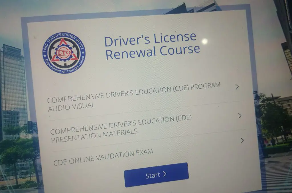 How to get Comprehensive Driver’s Education (CDE) Certificate
