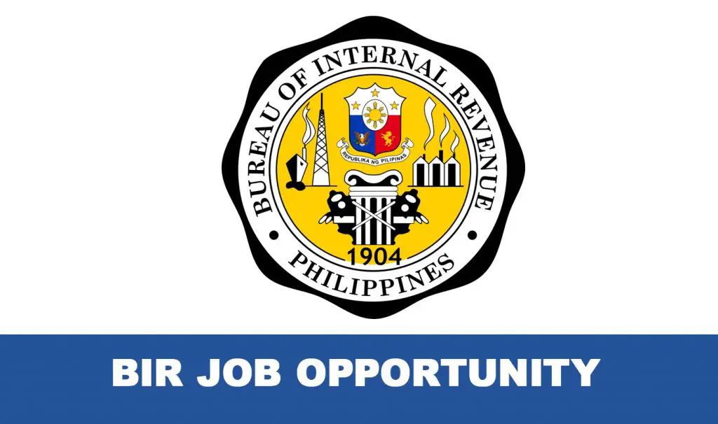BIR Hiring: Revenue Officer (Collection) for March, 2022
