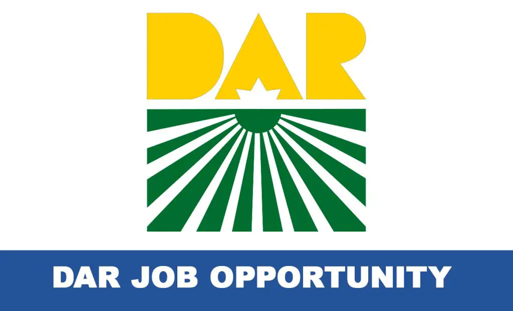 DAR Job Vacancies for March, 2022