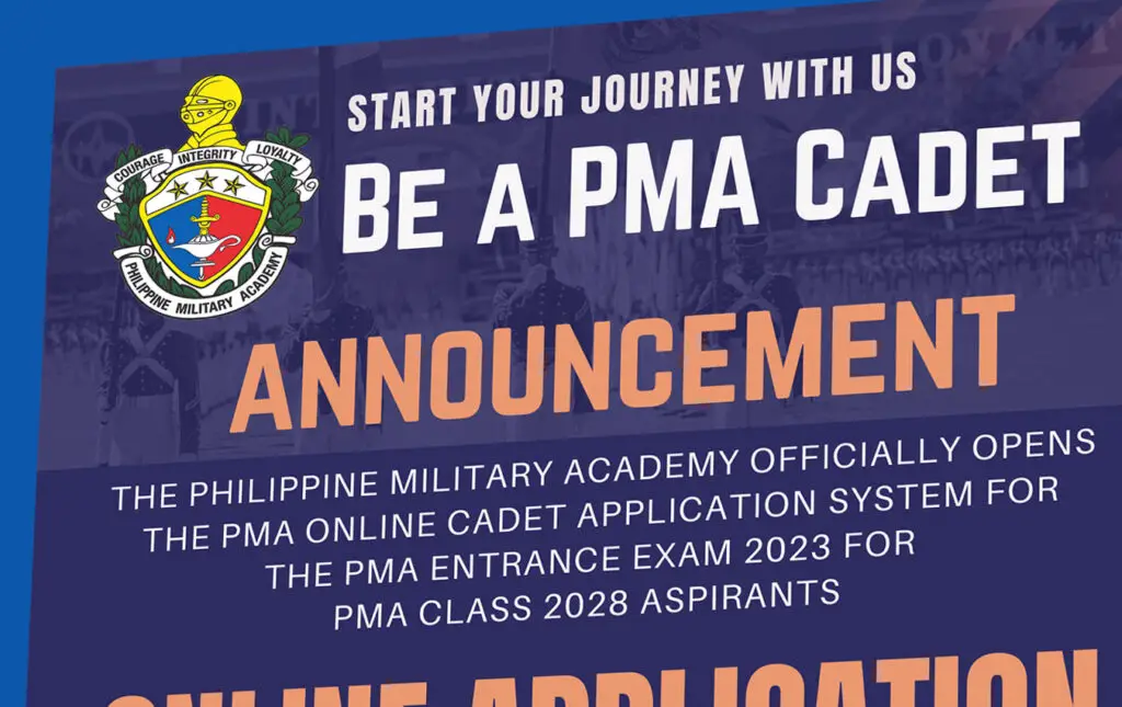 Start your Journey with Philippine Military Academy (PMA) Cadetship ...