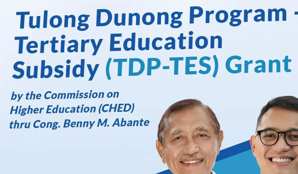 Apply Now: 2023 CHED- TULONG DUNONG PROGRAM- TERTIARY EDUCATION SUBSIDY ...