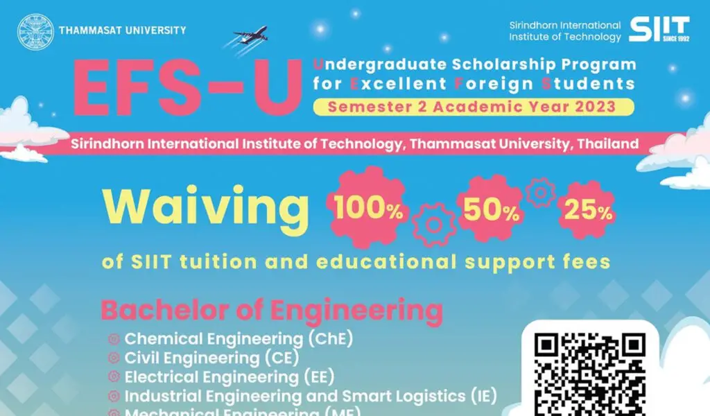 Thailand Scholarship Program For Bachelor s Studies Announcement