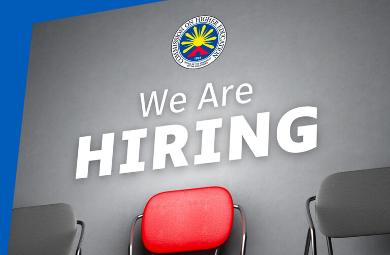 Apply Now: Commission On Higher Education (CHED) Is Hiring!