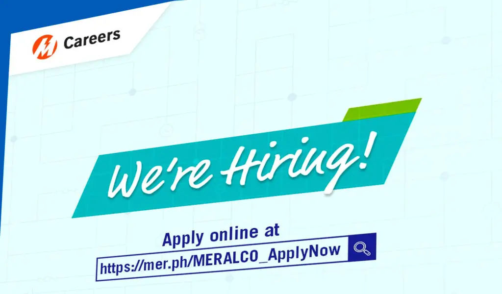 Meralco Is Hiring: Applications For The Following Positions Are Still Open!