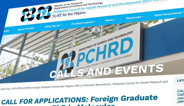 DOST-PCHRD Invites Applicants To Apply For 2024 Foreign Graduate ...