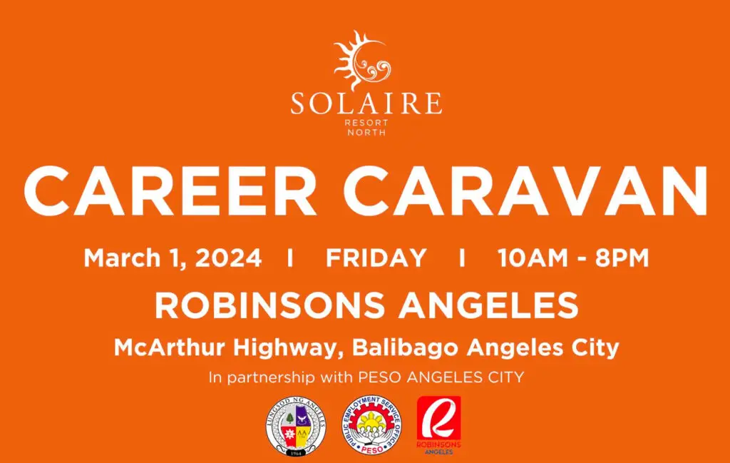 Join the One-Day Hiring for Solaire Resort North: the first luxury ...