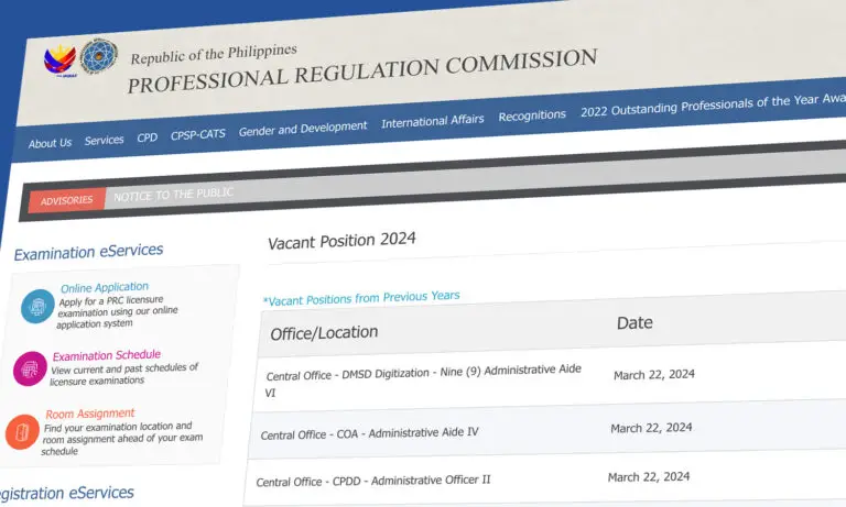Apply Now: Professional Regulation Commission (PRC) Is Hiring!