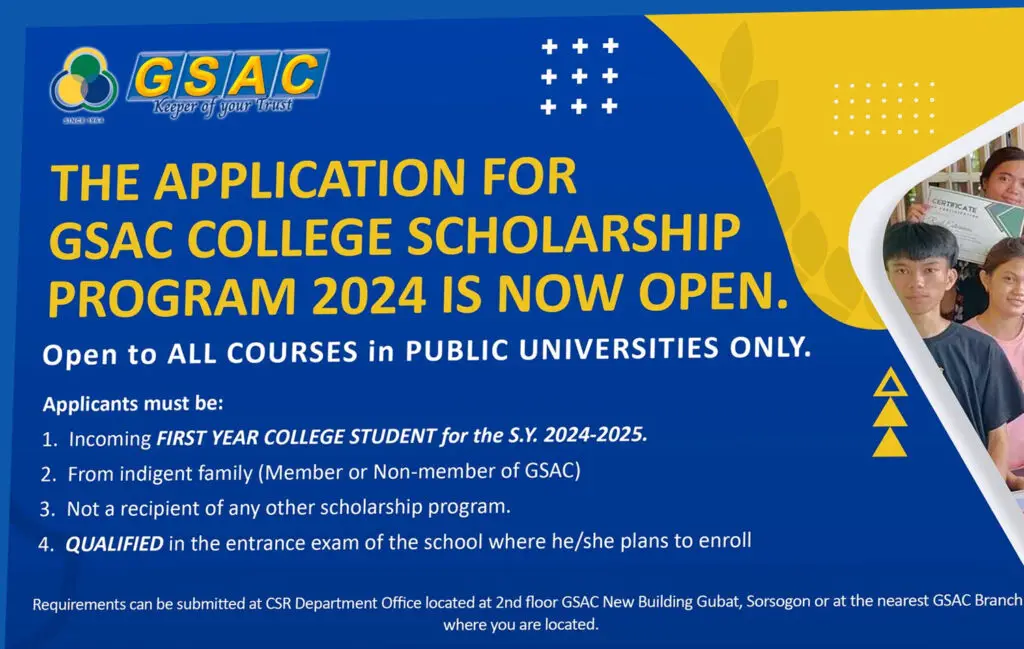 Gubat St. Anthony Cooperative (GSAC) College Scholarship Program