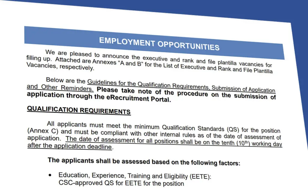 SSS Hiring: Explore Rank and File Job Openings Today