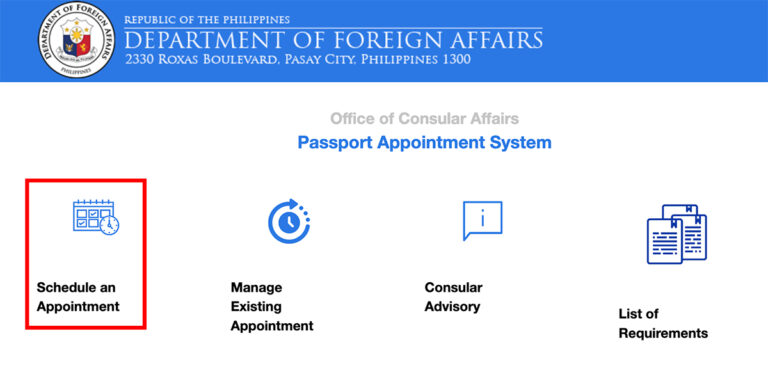 How to Book Passport Appointment in the Philippines