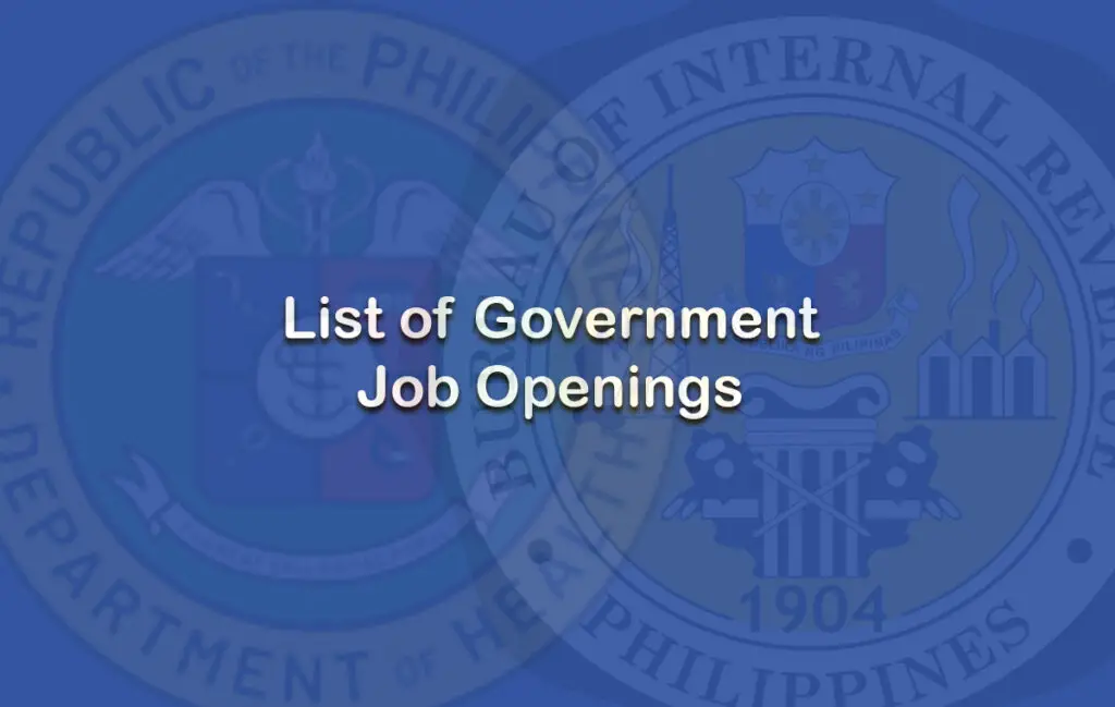 List of Government Job Openings This Month (Updated Regularly)